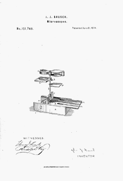 Microscope-Related United States Patents 1853-1915