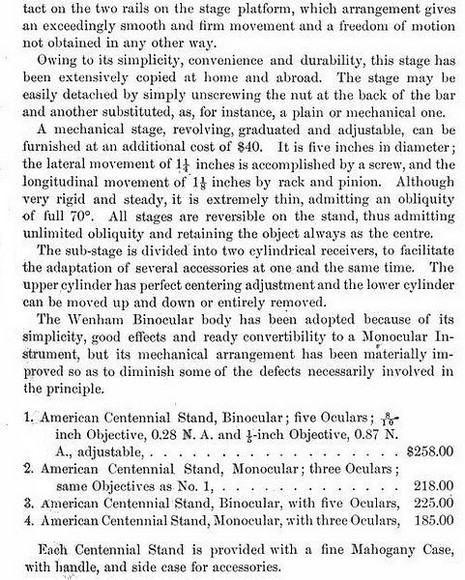 The Description of the Zentmayer's American Centennial Model from the ...