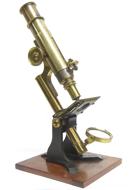 Baker 244 High Holborn, London. Student Microscope, c.1860