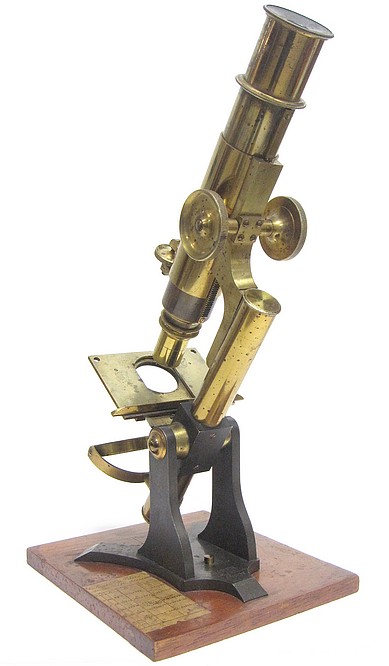 Baker 244 High Holborn, London. Student Microscope, c.1860